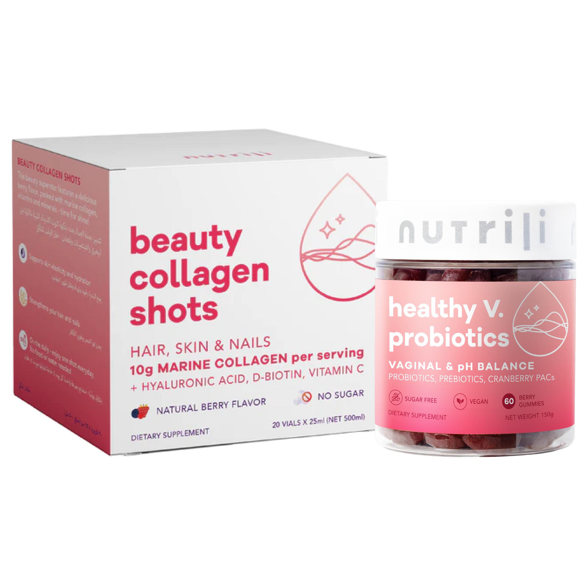 Gummies for Skin, Hair & Nails | Biotin Hair & Nail Gummies – Nutrili