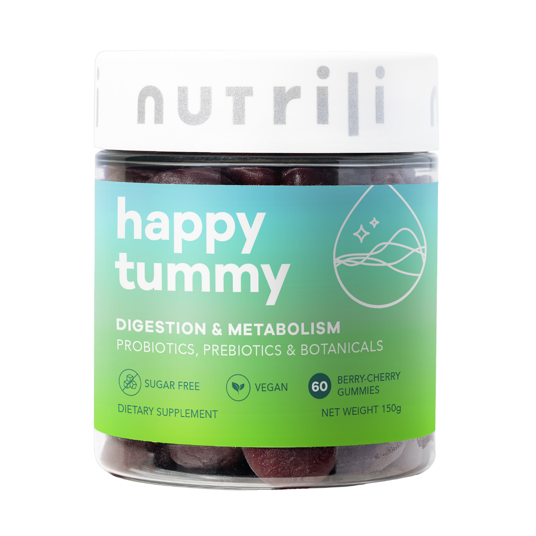 Happy Tummy Probiotics Gummies - Digestion & Metabolism | Sugar-free – Nutrili