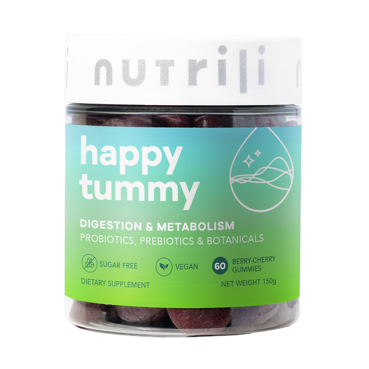 Happy Tummy Probiotics Gummies - Digestion & Metabolism | Sugar-free – Nutrili