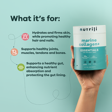 Marine Collagen+ | with MSM, Hyaluronic Acid & Vitaminn C | Nutrili